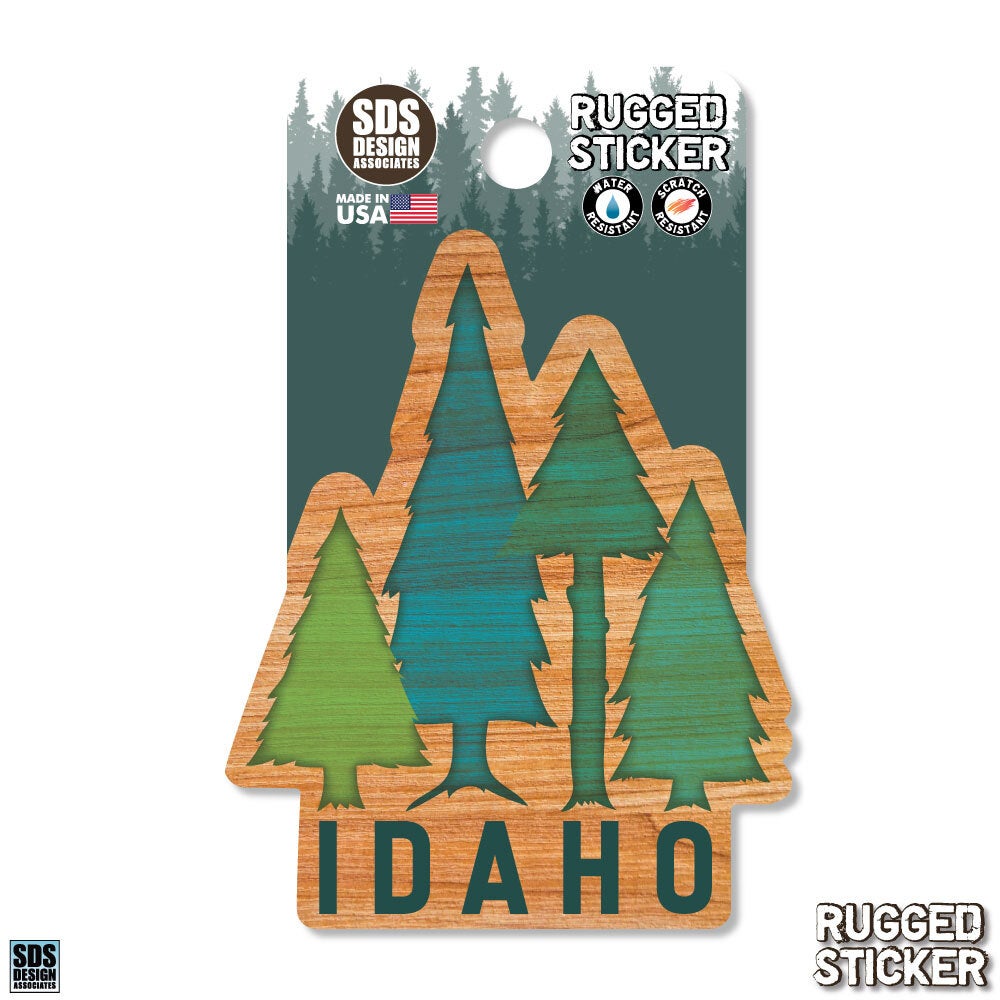 SDS: RUGGED STICKERS | YoteStore - The College of Idaho's College Store